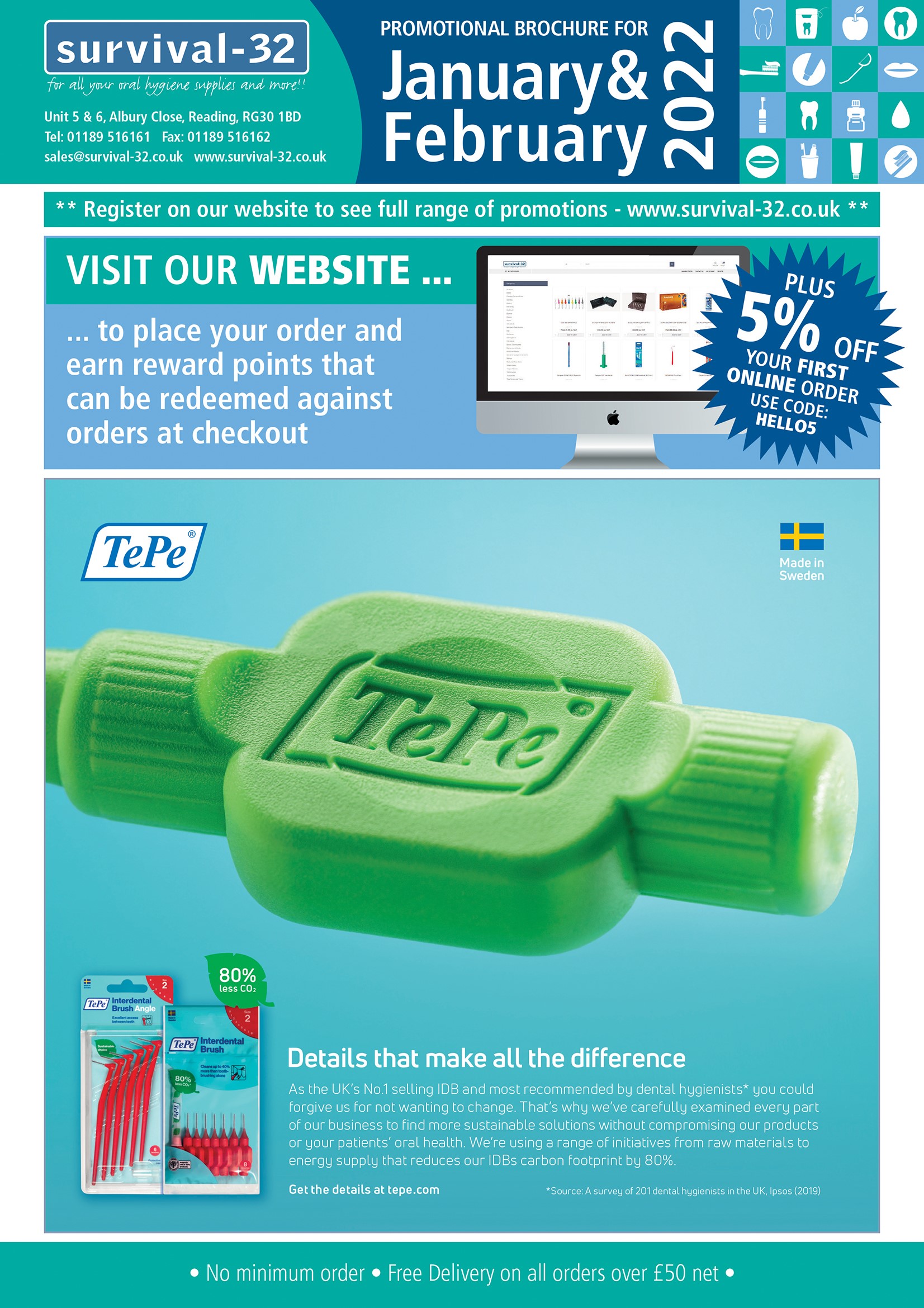 survival-32. Tepe Orthodontic Kit